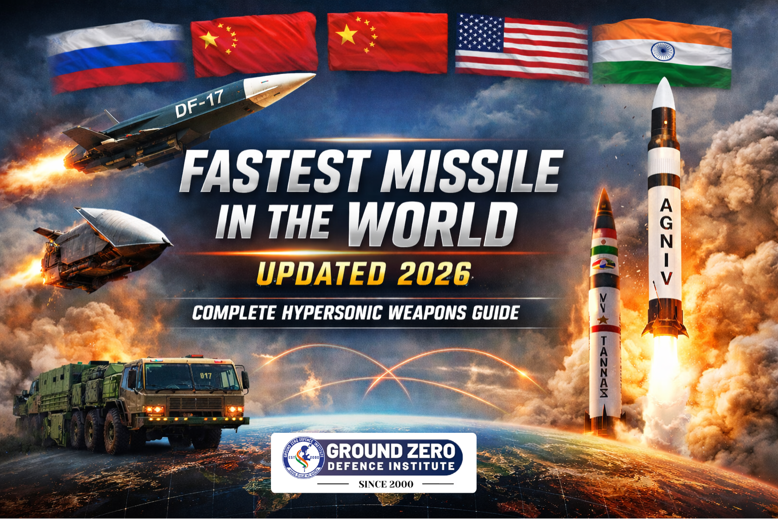 Fastest Missile in the World – Updated 2026